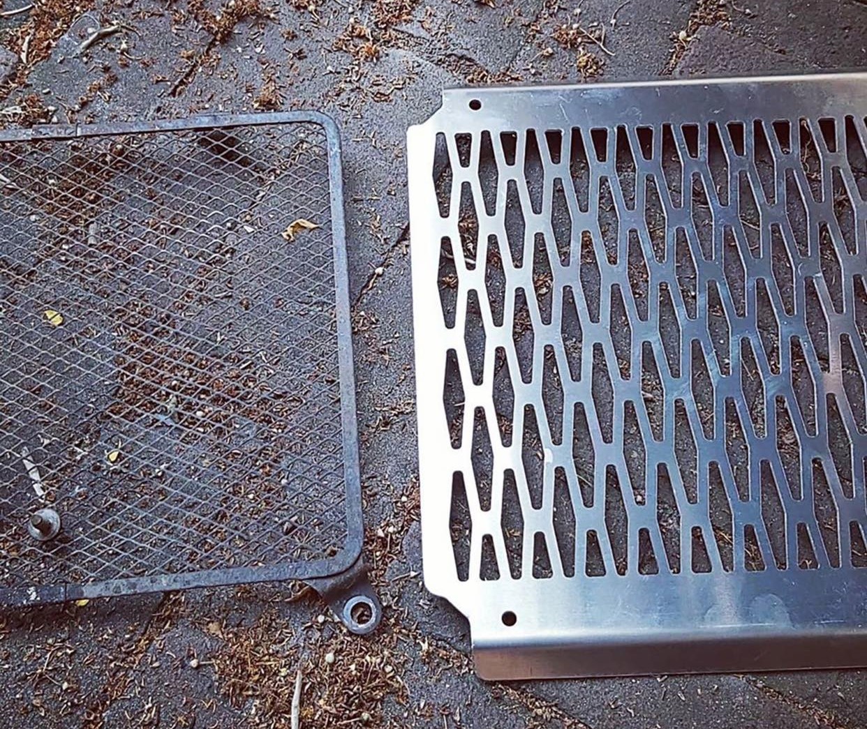 Radiator guard Kawasaki 500 KLE - Motoboxer