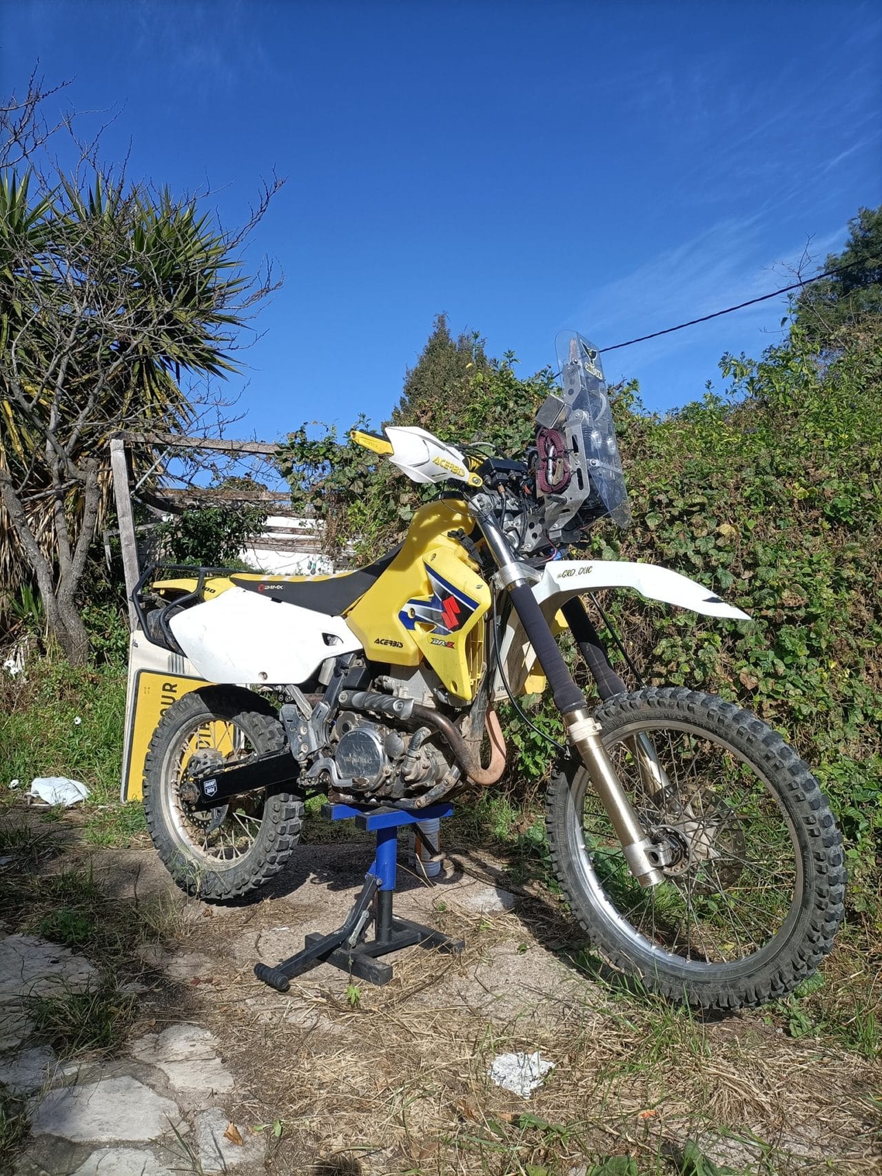 Rally fairing kit - 4 LED lights - Suzuki DRZ 400 - Motoboxer